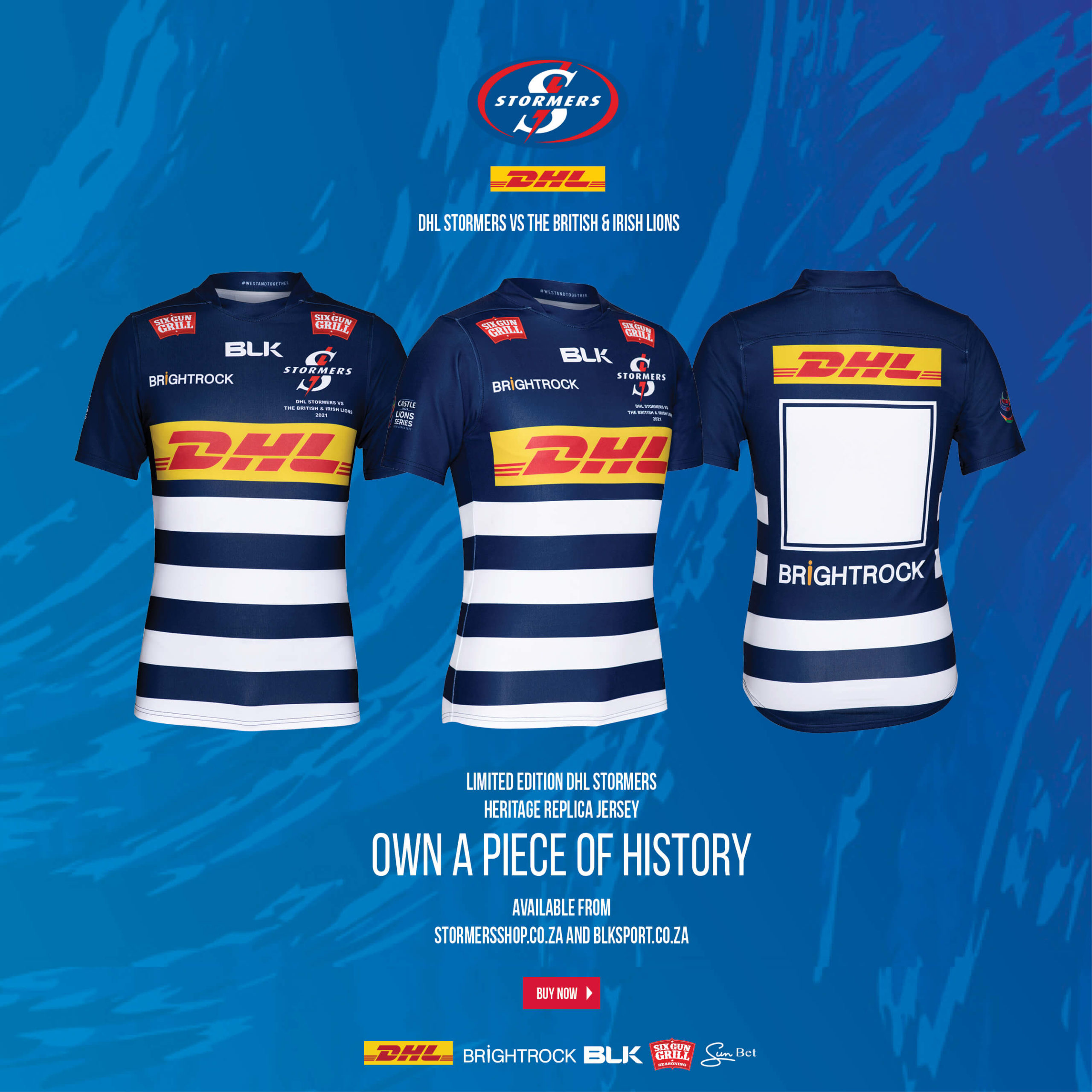 Own a piece of history with the DHL Stormers limited edition heritage ...