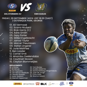 Harris leads DHL Stormers XV in George | The Official Website for the DHL Stormers