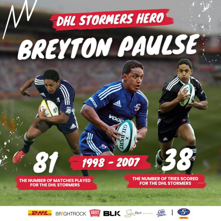DHL Stormers legend: Breyton Paulse | The Official Website for the DHL Stormers