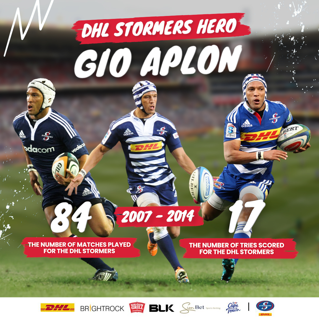DHL Stormers legend: Gio Aplon | The Official Website for the DHL Stormers