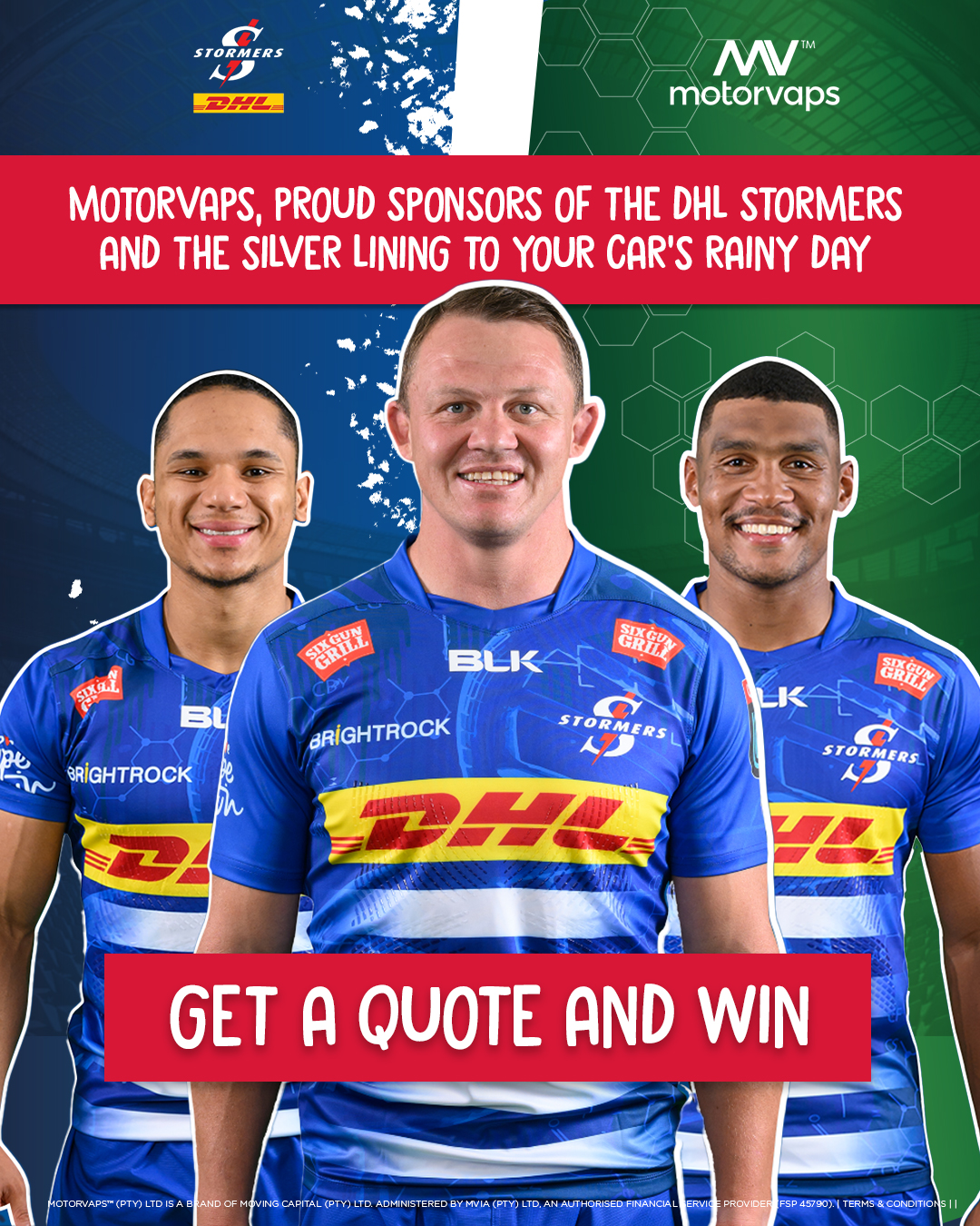 Motorvaps team up with DHL Stormers | The Official Website for the DHL Stormers