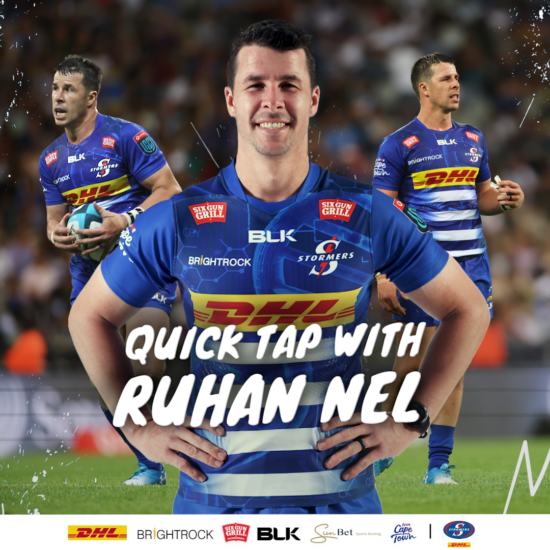Quick tap with Ruhan Nel | The Official Website for the DHL Stormers