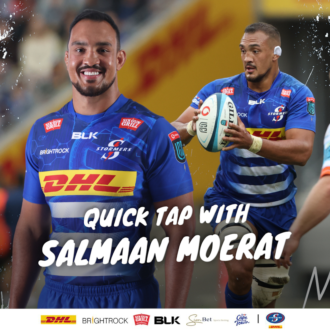 Quick tap with Salmaan Moerat | The Official Website for the DHL Stormers