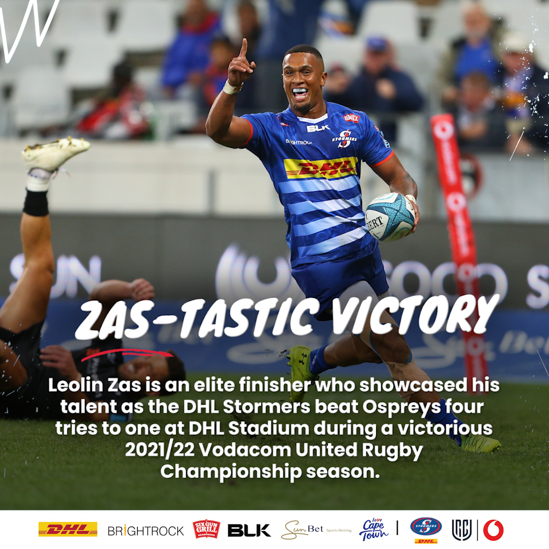 DHL Stormers Flashback: Zas-tastic triumph | The Official Website for ...